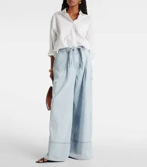 Zimmermann High-rise Wide-leg Jeans