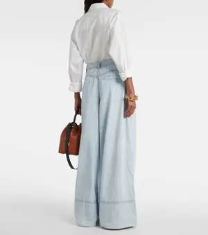 Zimmermann High-rise Wide-leg Jeans