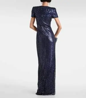 Jenny Packham Momoka Sequined Gown
