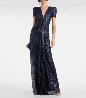 Jenny Packham Momoka Sequined Gown