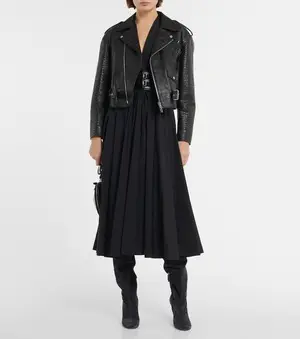 Alaïa Fluide 90 Suede Over-the-knee Boots