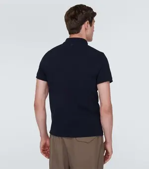 AMI Paris De Cour Cotton Pique Polo Shirt