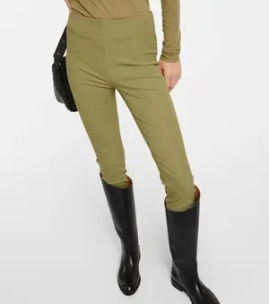 JOSEPH Mid-rise Gabardine Leggings