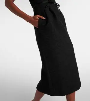 Erdem Tweed Midi Dress