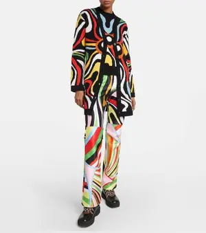 Emilio Pucci X Fusalp Intarsia Wool Cardigan