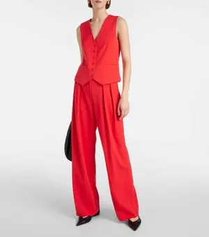 Staud Brett Single-breasted Vest