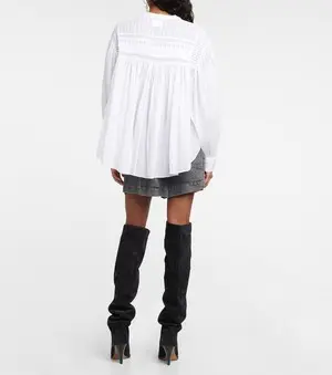 MARANT ETOILE Plalia Oversized Blouse - White