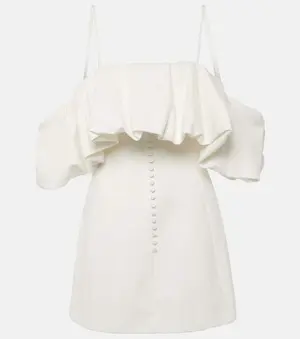 Simkhai Off-shoulder Mini Dress - White