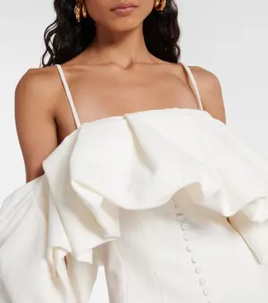 Simkhai Off-shoulder Mini Dress