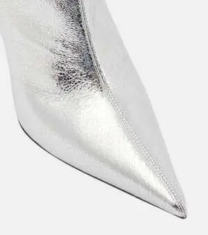 Alexandre Vauthier Metallic Leather Over-the-knee Boots