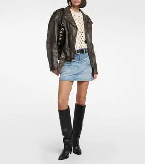 Isabel Marant High-rise Denim Miniskirt