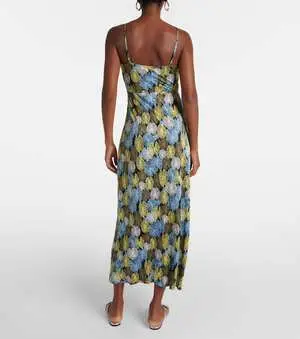 Diane Von Furstenberg Saavya Printed Jersey Maxi Dress