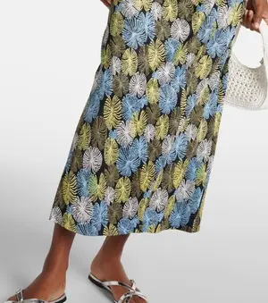 Diane Von Furstenberg Saavya Printed Jersey Maxi Dress
