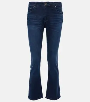 Ag Jodi Crop Flare Jeans - Blue
