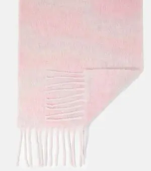 Acne Studios Logo Wool-blend Scarf