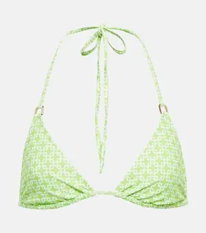 Melissa Odabash Key West Printed Triangle Bikini Top