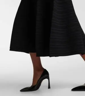 Victoria Beckham Jersey Midi Skirt