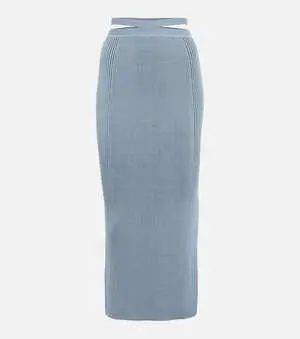 Simkhai Orion Rib-knit Midi Skirt