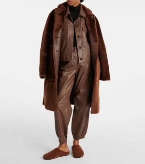 JOSEPH Leather Shirt Jacket