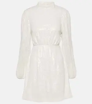 Rixo Lara Bridal Sequined Mini Dress