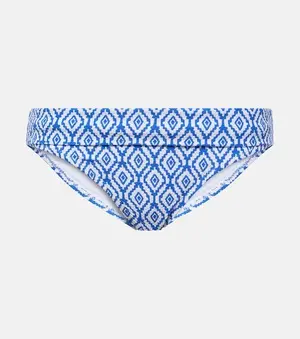 Heidi Klein Sardinia Printed Bikini Bottom - Blue