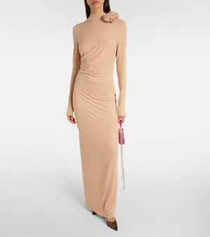 Magda Butrym Floral-appliqué Gown