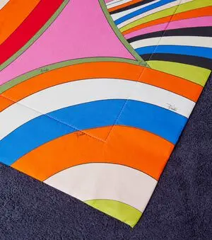 Emilio Pucci Abstract Cotton Beach Towel