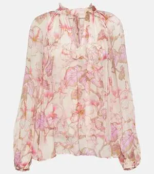 Zimmermann Matchmaker Billow Floral Blouse