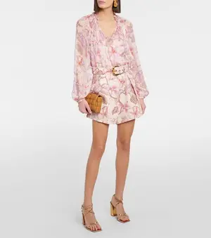 Zimmermann Matchmaker Billow Floral Blouse