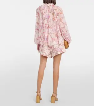 Zimmermann Matchmaker Billow Floral Blouse