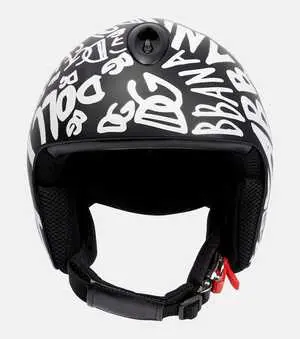 Dolce & Gabbana Logo-print Ski Helmet - Multicoloured