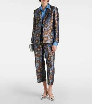 Max Mara Kate Floral Jacquard Blazer