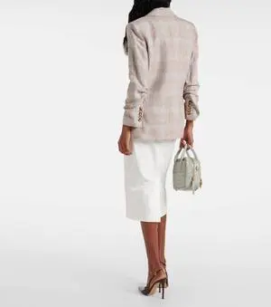 Veronica Beard Beacon Dickey Linen Blazer