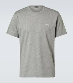 Zegna Cotton Jersey T-shirt - Grey