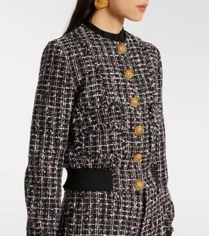 Balmain Tweed Bomber Jacket