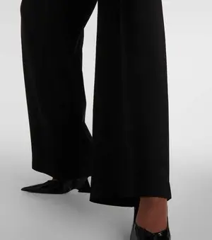MUGLER Cutout Wide-leg Trousers