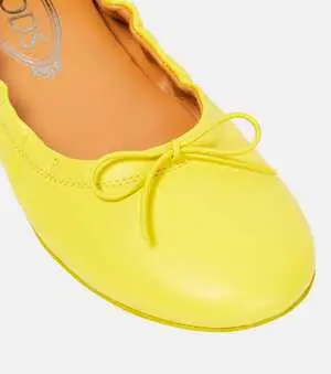 TOD'S Bubble Ballerinas - Yellow
