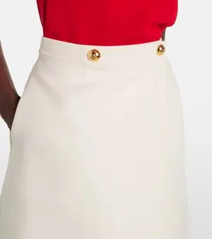 Valentino Garavani Crepe Couture Midi Skirt