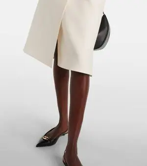 Valentino Garavani Crepe Couture Midi Skirt