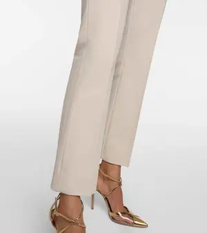 Max Mara Fatina Cropped Straight Pants - White