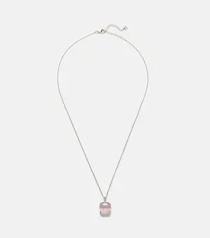 Mateo 14kt Yellow Necklace With Topaz And Diamonds - Gold