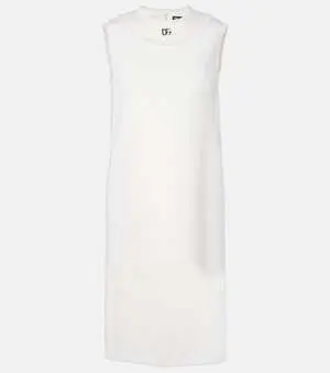 Dolce & Gabbana Wool-blend Tweed Shift Dress