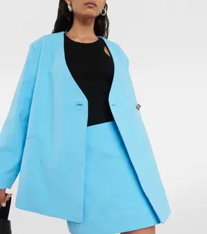 GANNI Cotton Blazer