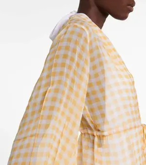 ALEXANDRA MIRO Checked Minidress