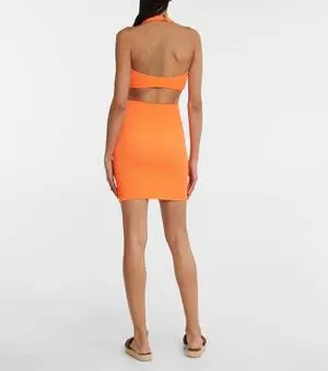Hunza G Cecile Cutout Mini Dress