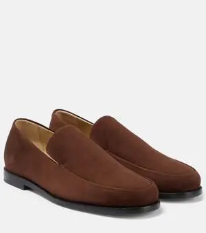 Khaite Alessio Suede Loafers - Brown