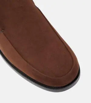Khaite Alessio Suede Loafers - Brown