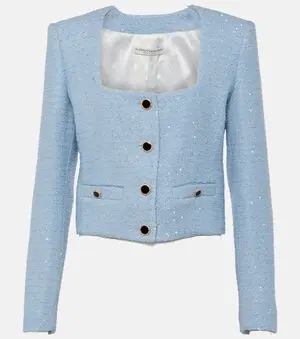 Alessandra Rich Button Detailed Jackets For Women
