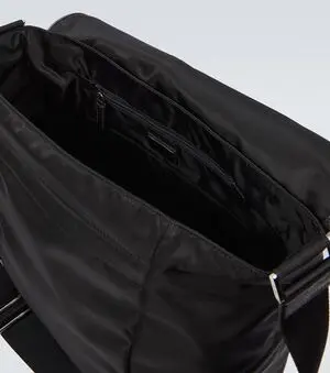 Prada Leather-trimmed Re-nylon Messenger Bag