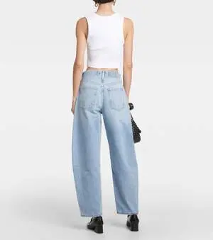 AGOLDE Ribbed Knit Crop Top